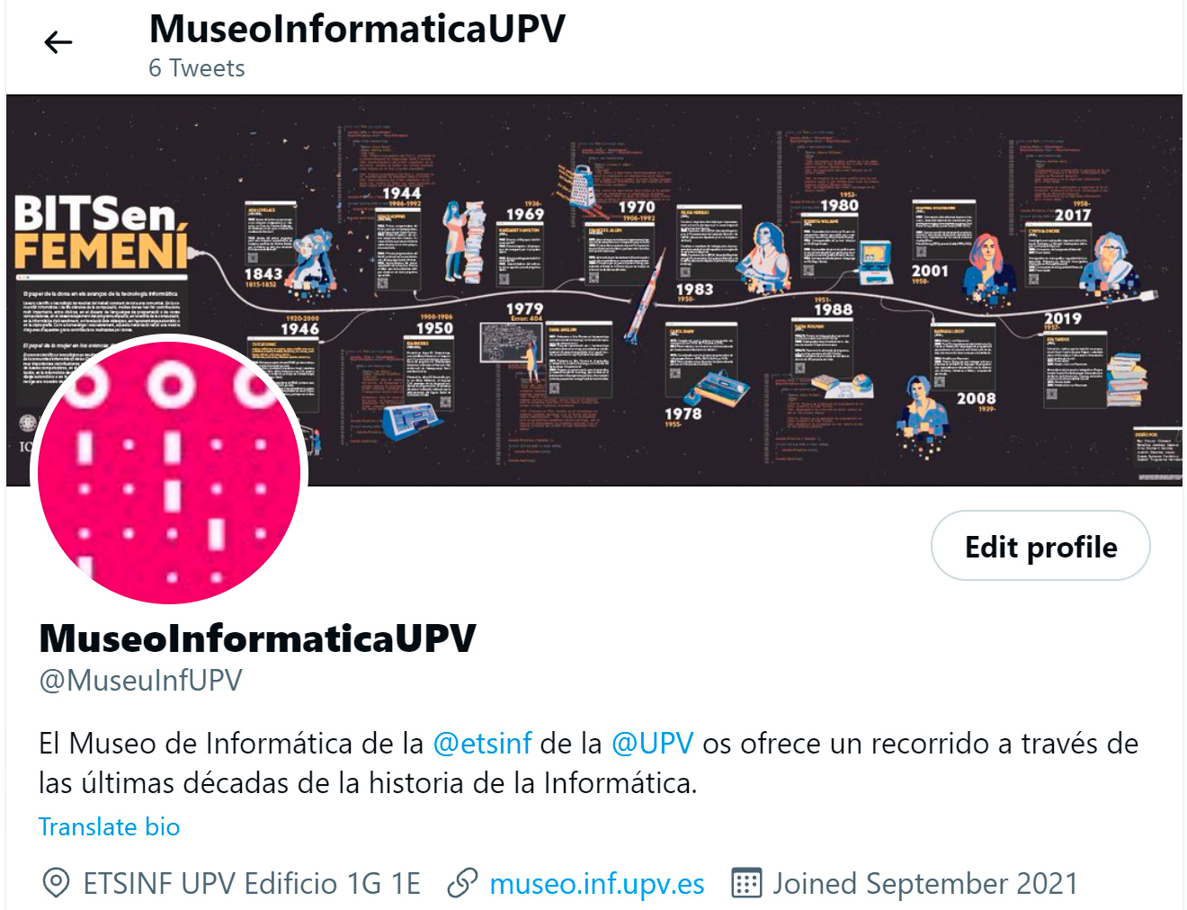 El museo en Twitter - Web del Museo de Informática 2.0